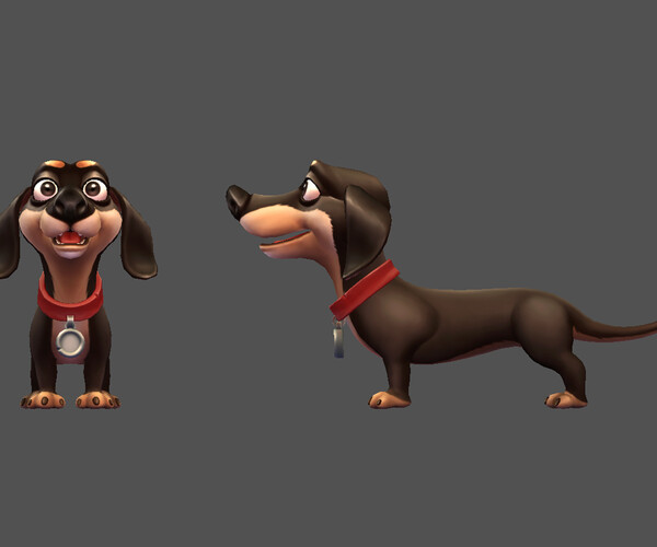 ArtStation - Cartoon Dogs | Game Assets