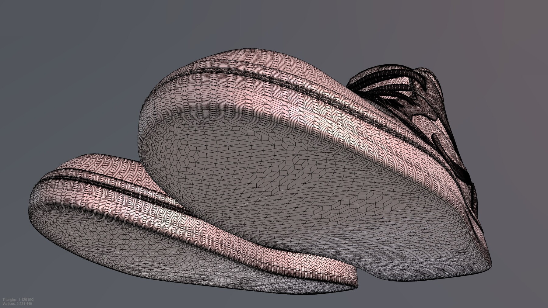 ArtStation - NIKE AIR JORDAN 1 ORANGE SHOES low-poly PBR | Game Assets