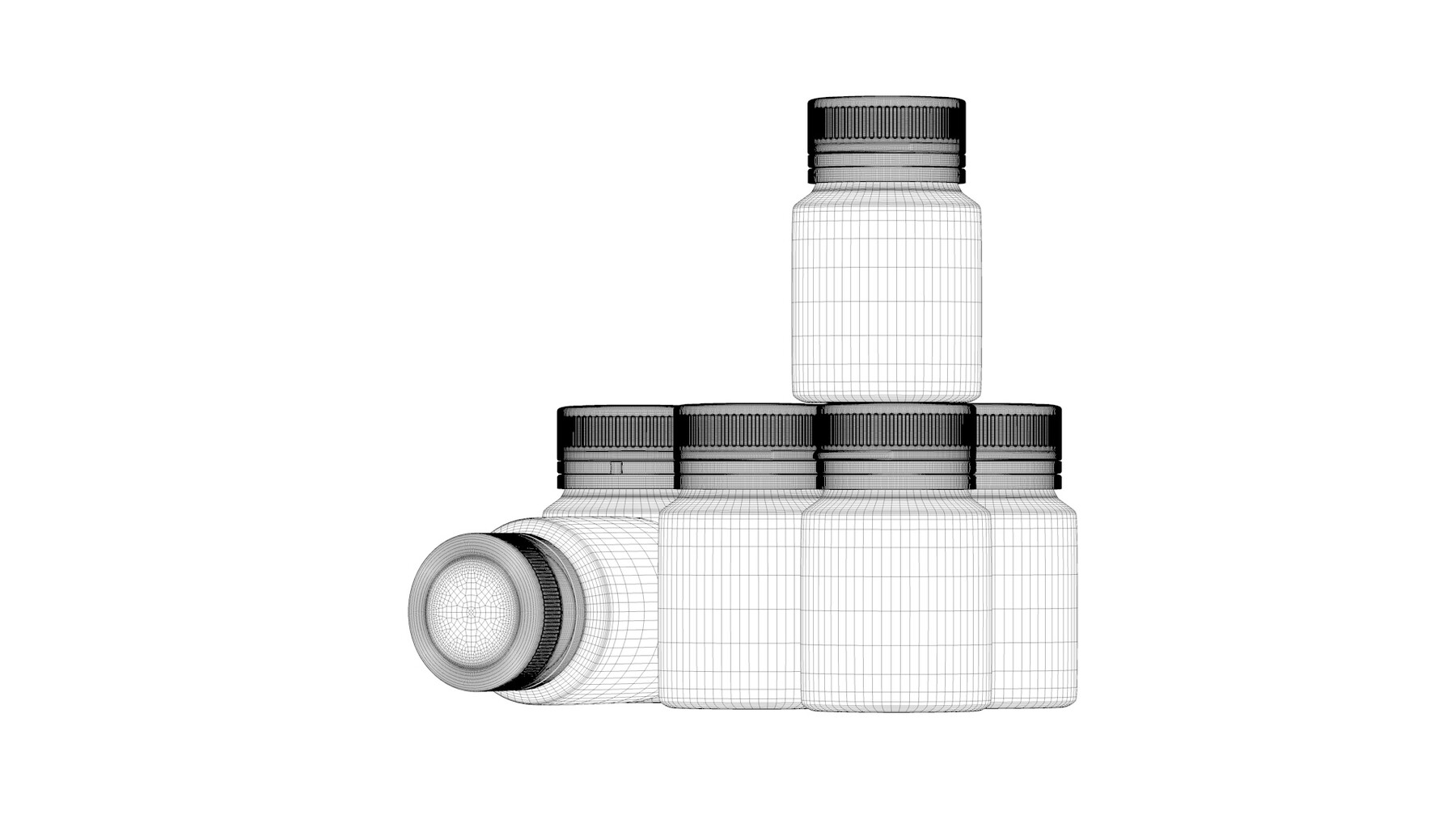 ArtStation - Gouache color paint jars 3D model | Resources