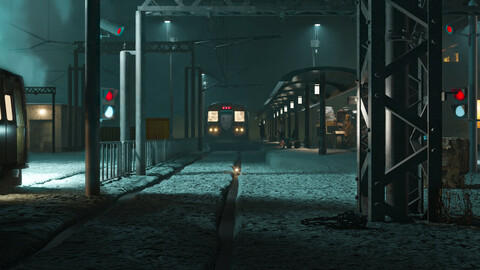 ArtStation - train yard | Resources