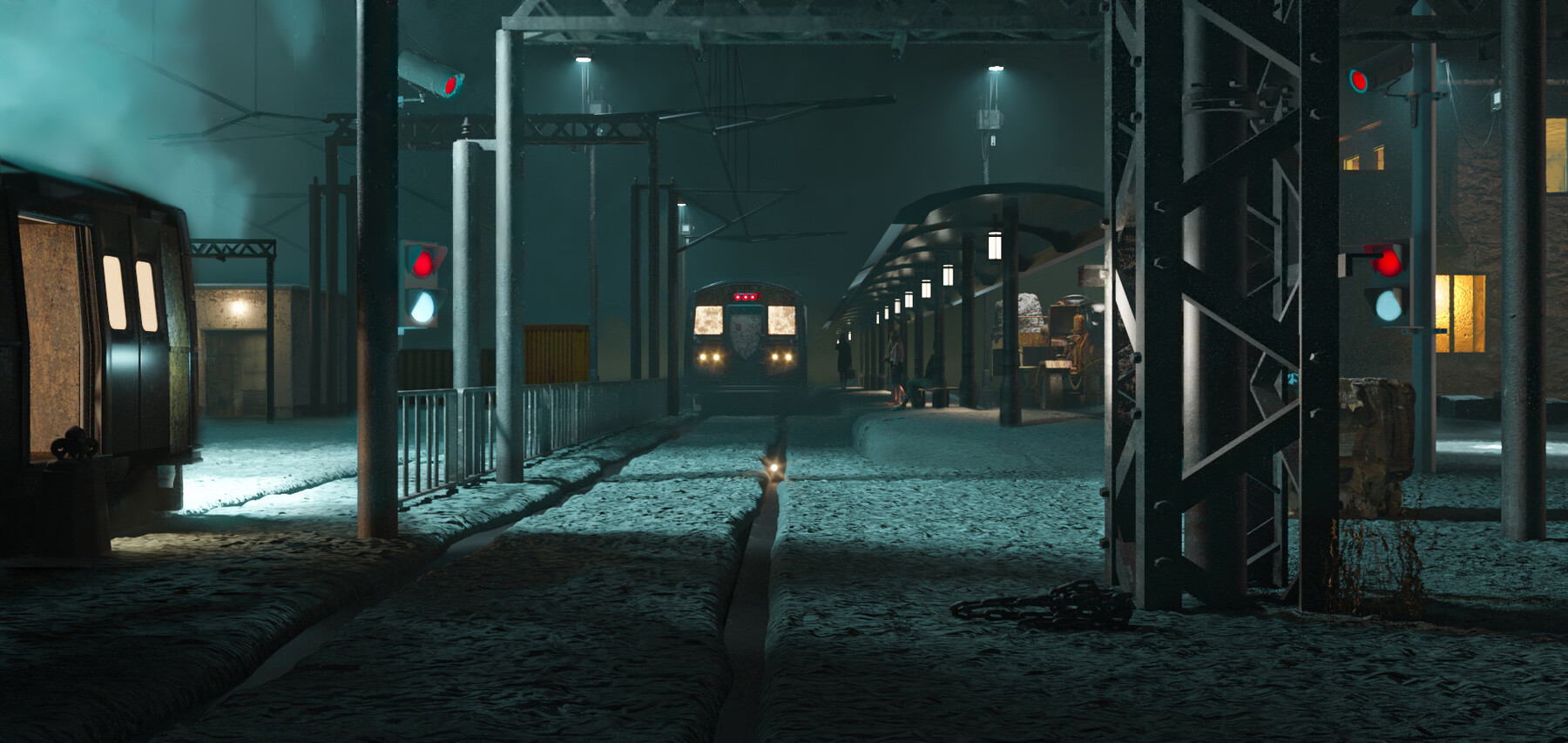 ArtStation - train yard | Resources