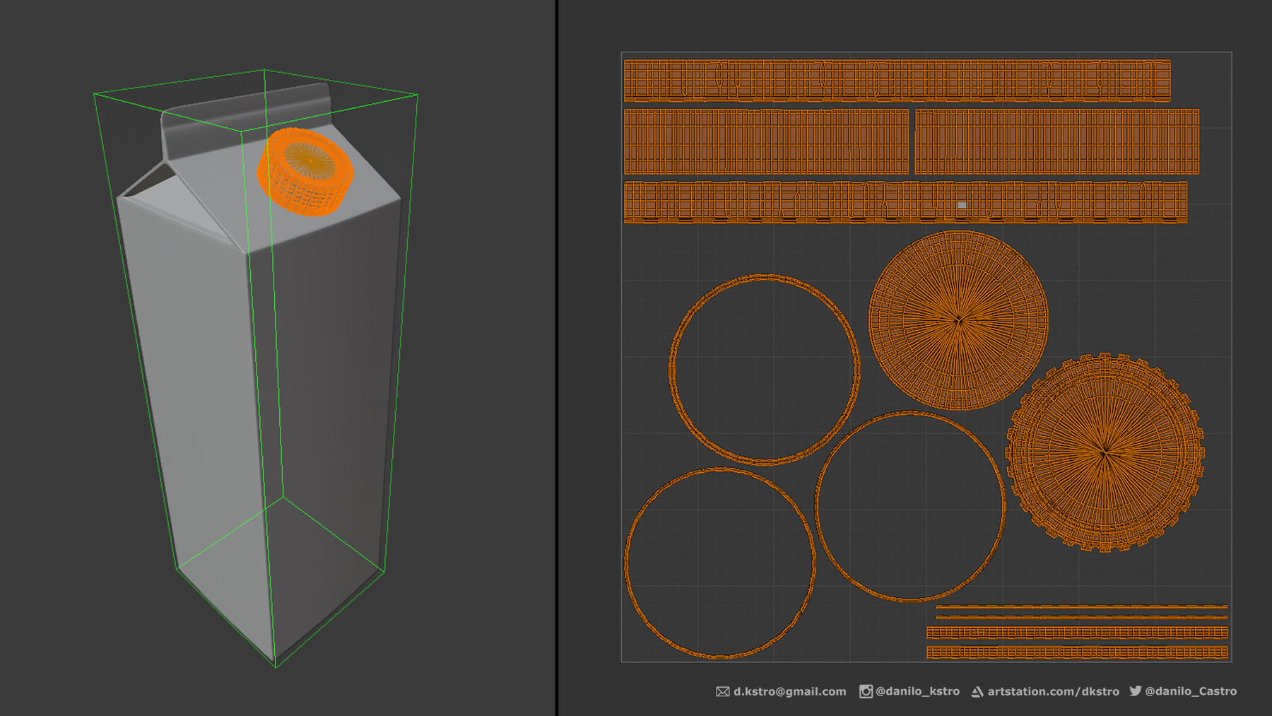 ArtStation - Milk Box | Procedural Texture | Resources