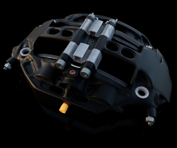 ArtStation - AP Racing Caliper CP9665 2 colour and Dirt Map | Resources