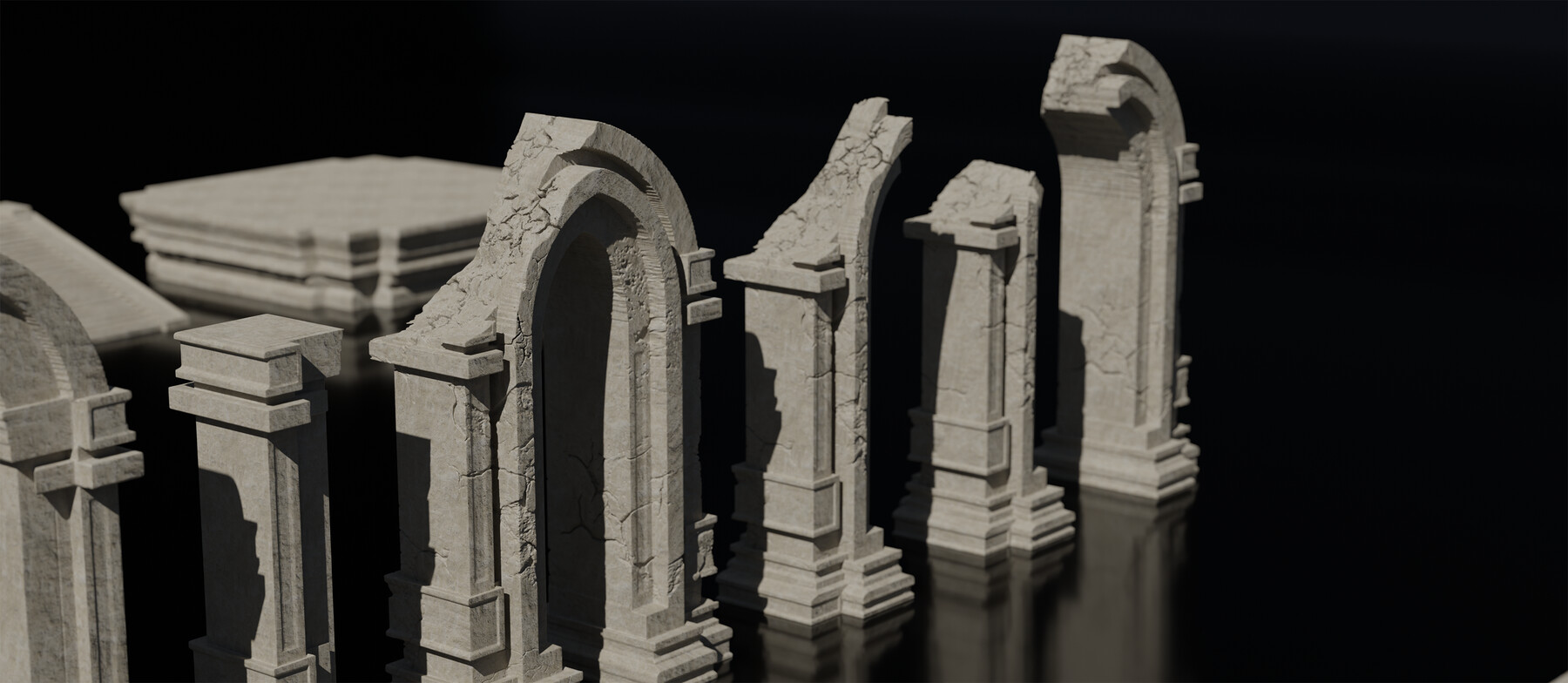 ArtStation - Ancient Indian Temple Architecture - 3D Kitbashing Asset ...