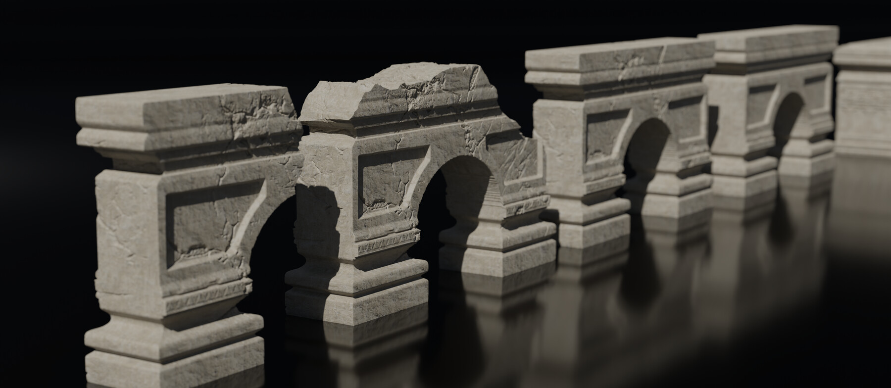 ArtStation - Ancient Indian Temple Architecture - 3D Kitbashing Asset ...