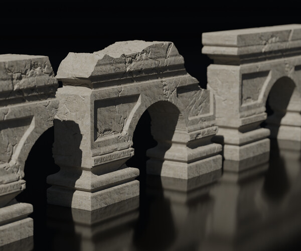 ArtStation - Ancient Indian Temple Architecture - 3D Kitbashing Asset ...