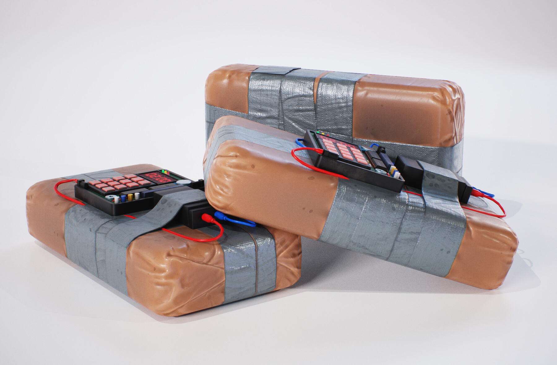 ArtStation - C4 explosives (Real Time) | Game Assets