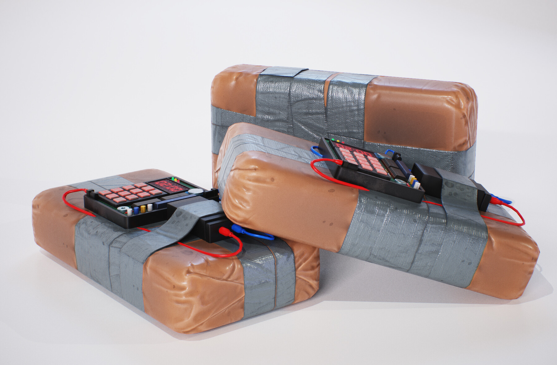 ArtStation - C4 explosives (Real Time) | Game Assets