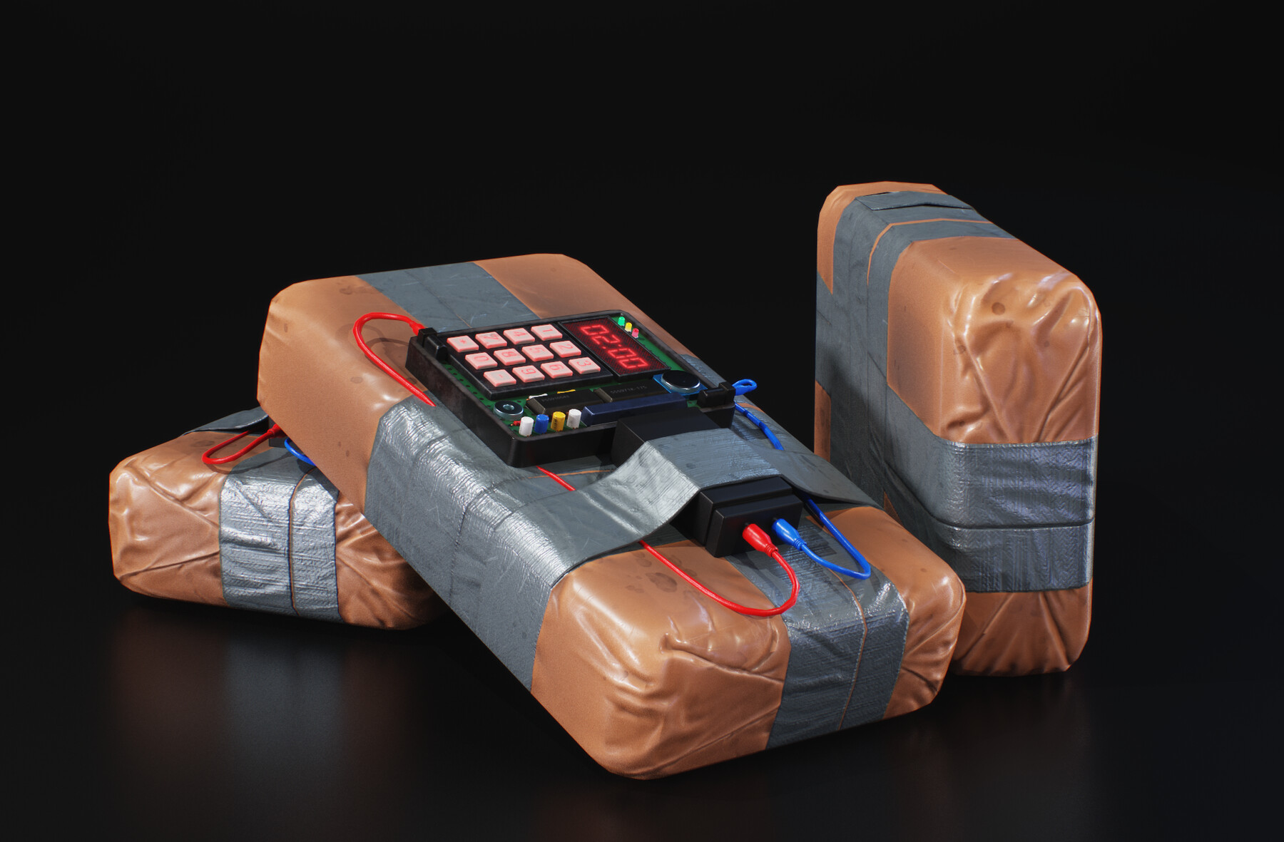 ArtStation - C4 explosives (Real Time) | Game Assets