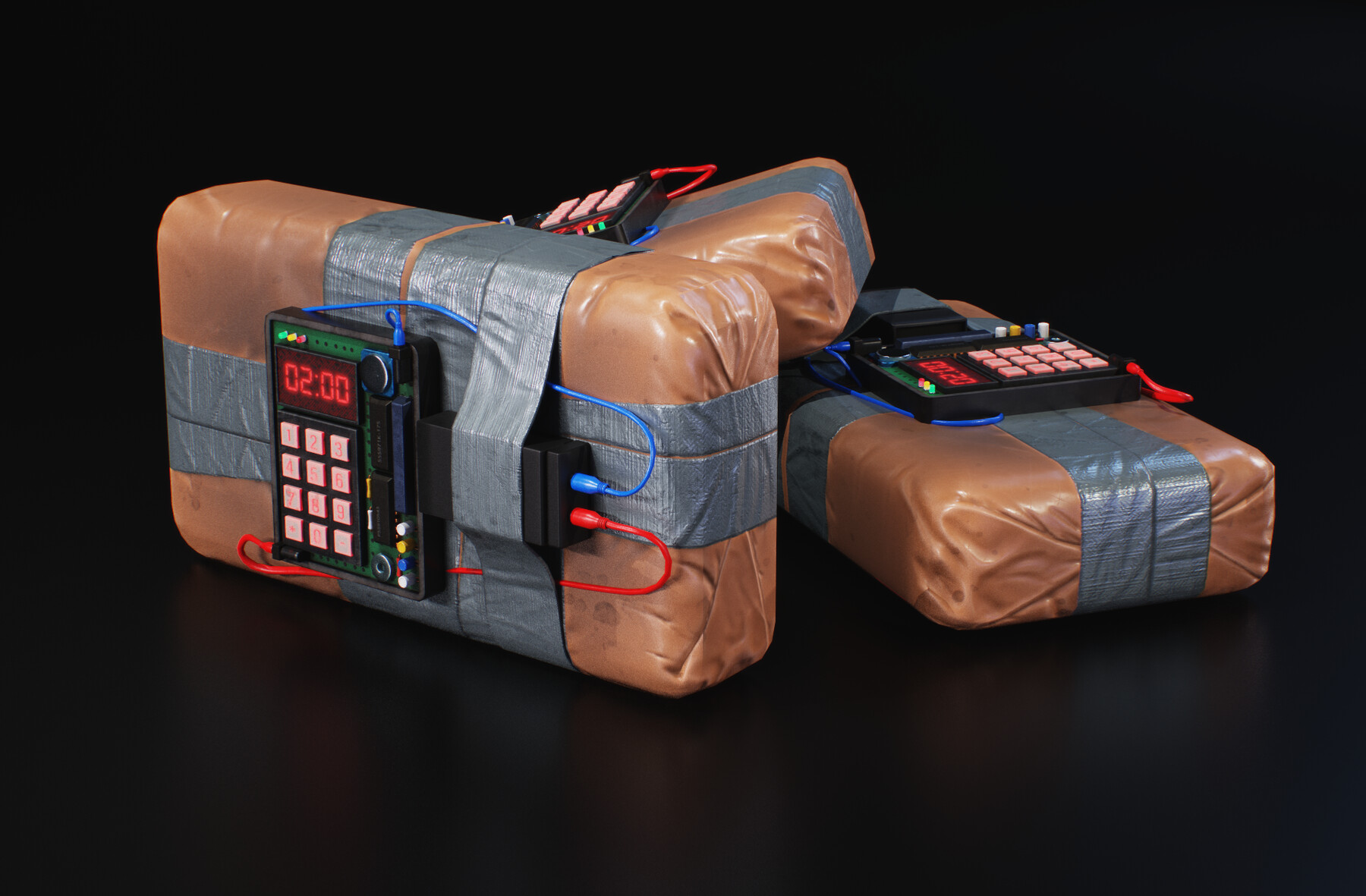 ArtStation - C4 explosives (Real Time) | Game Assets