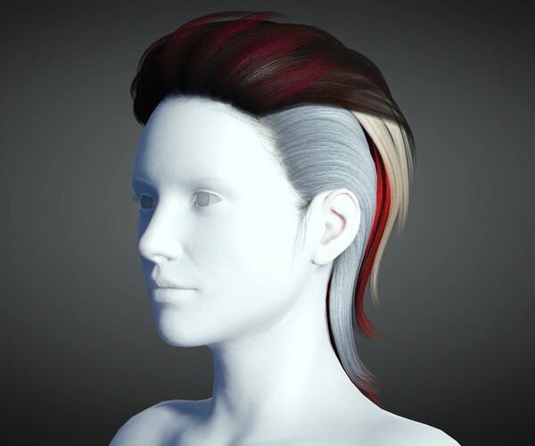ArtStation - Real-time Realistic Hair | Game Assets