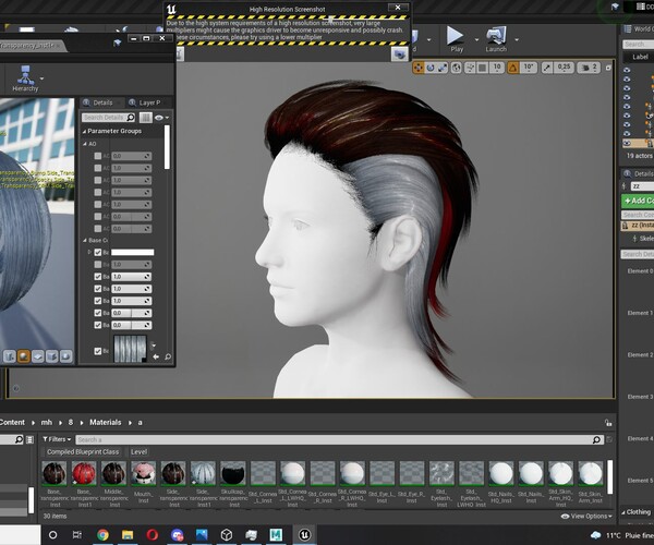 ArtStation - Real-time Realistic Hair | Game Assets