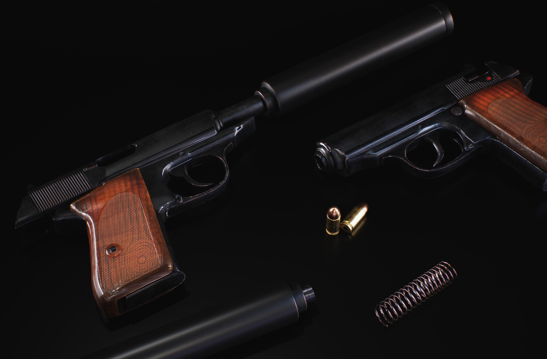 ArtStation - PP72 Silecened Pistol | Game Assets