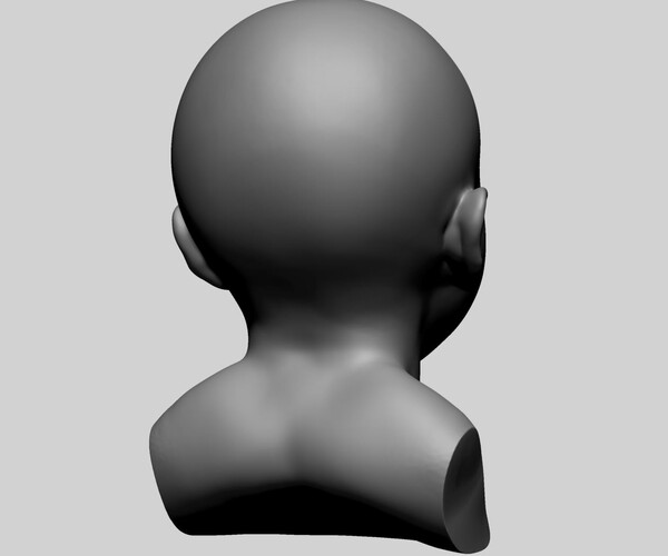 ArtStation - Baby Head | Resources