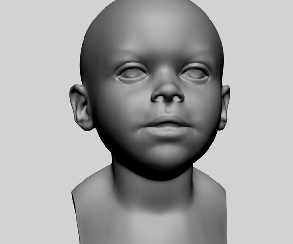 ArtStation - Baby Head | Resources
