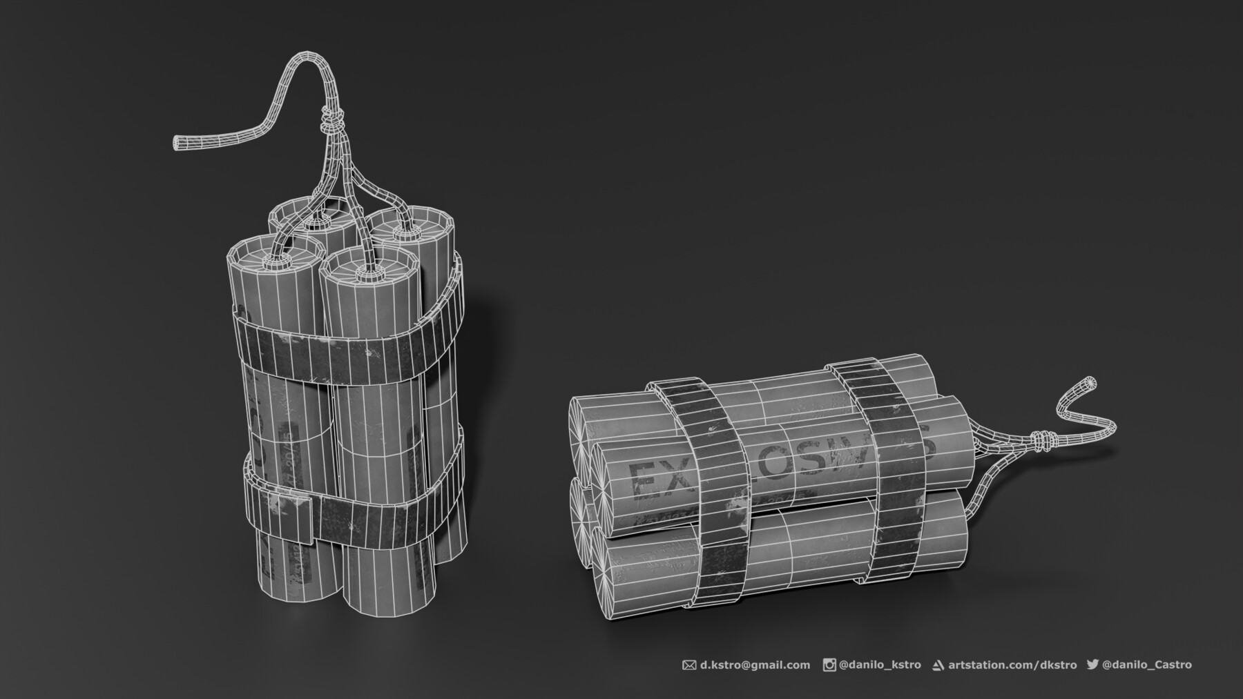 ArtStation - Dynamite | Lowpoly | 4k Textures | Game Assets