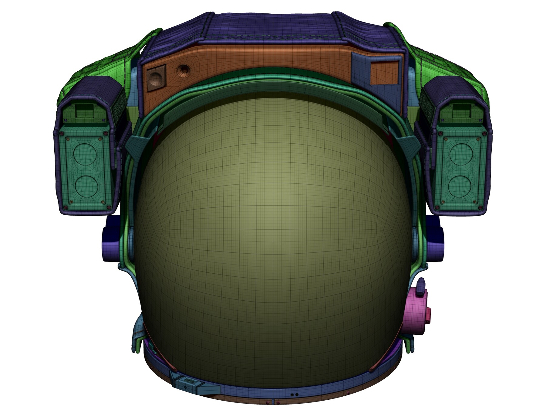 ArtStation - Astronaut Space Helmet High Poly 3d model (ZTL/OBJ ...