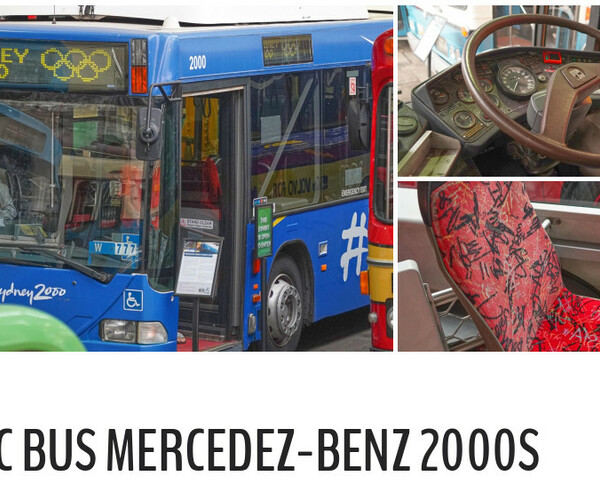 ArtStation - 132 photos of Public Bus Mercedez-Benz 2000s | Resources