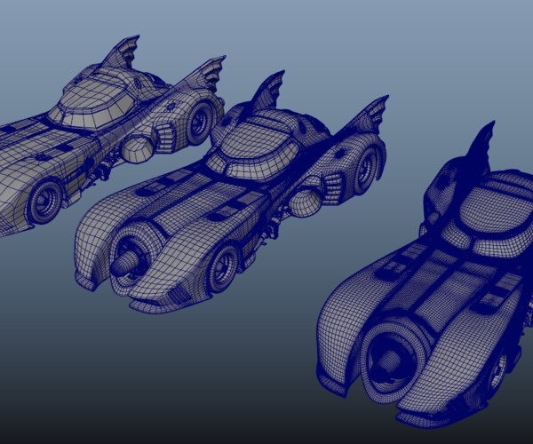 ArtStation - Batmobile 1989 | Game Assets