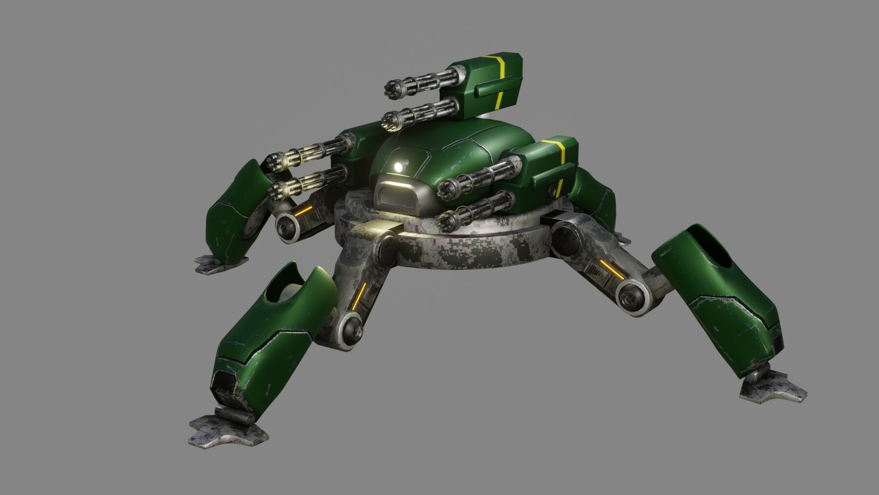 ArtStation - Sci Fi Quad Bot - Low Poly - Game Ready - PBR | Game Assets