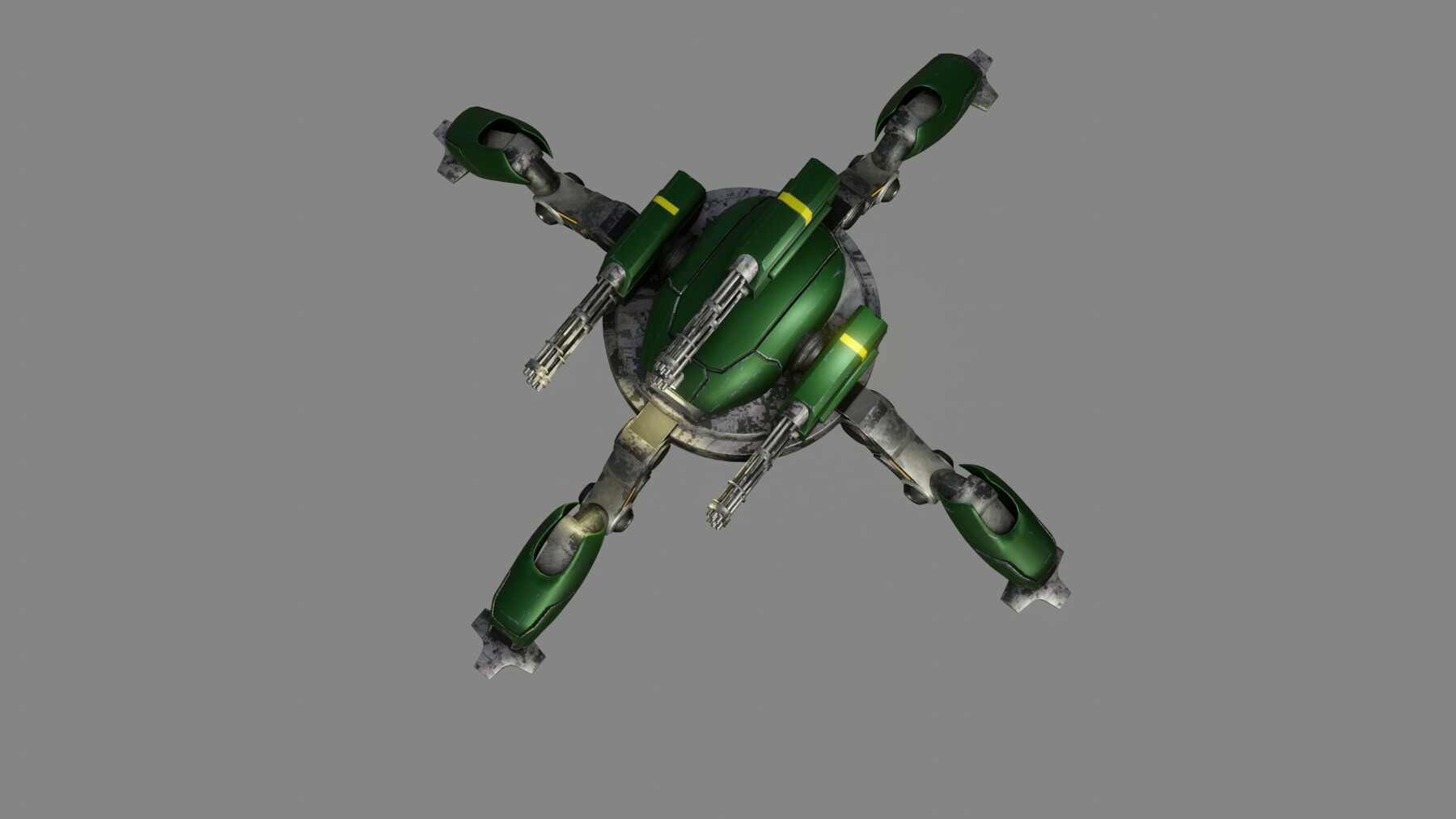 ArtStation - Sci Fi Quad Bot - Low Poly - Game Ready - PBR | Game Assets