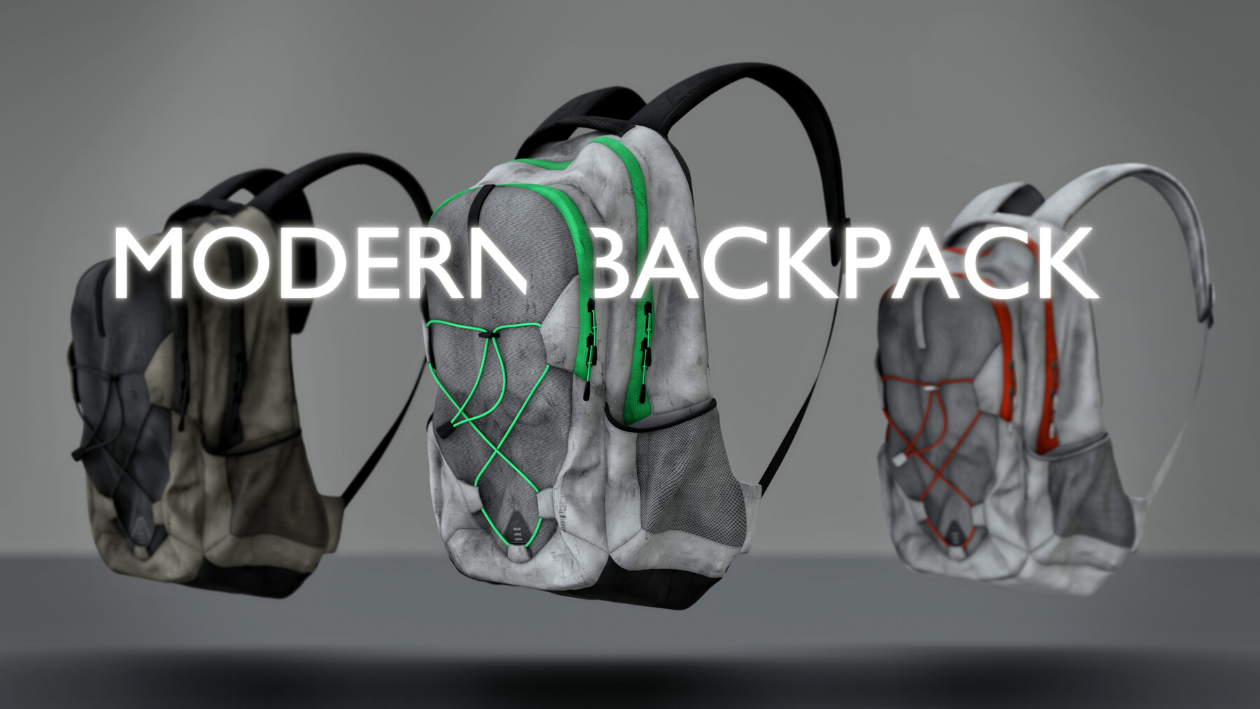 ArtStation - Customizable Modern Backpack | Game Assets