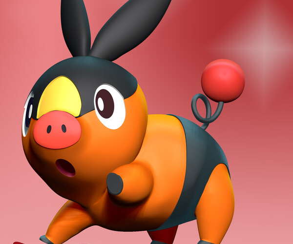 ArtStation - Tepig - Pokemon Go | Resources