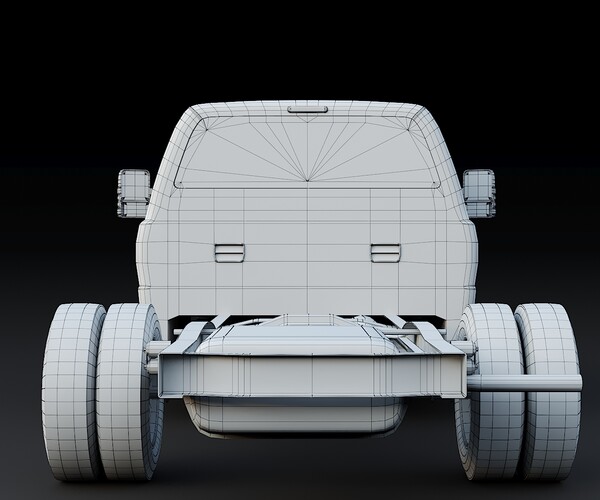 ArtStation - Ford F550 Super Duty Regular cab | Game Assets