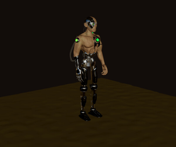 ArtStation - Cyborg- grandpa | Resources