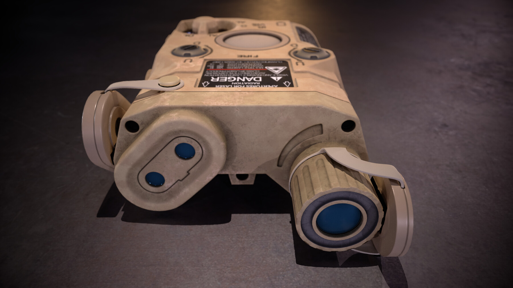ArtStation - AN/PEQ-15 Laser Sight Game Asset Attachment for Unity and ...