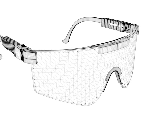 ArtStation - Pit Viper sport glasses 3D Model, Fashion Pit Viper ...