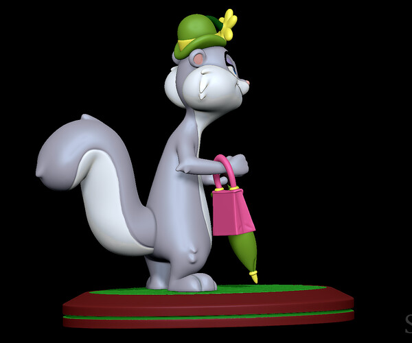ArtStation - Slappy Squirrel - Animaniacs 3D print model | Resources