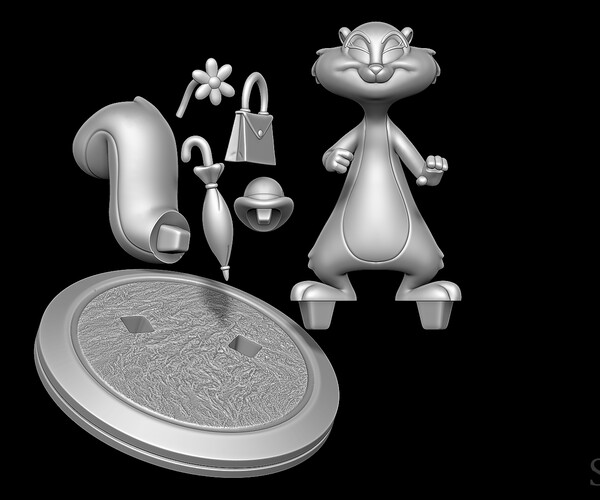 ArtStation - Slappy Squirrel - Animaniacs 3D print model | Resources