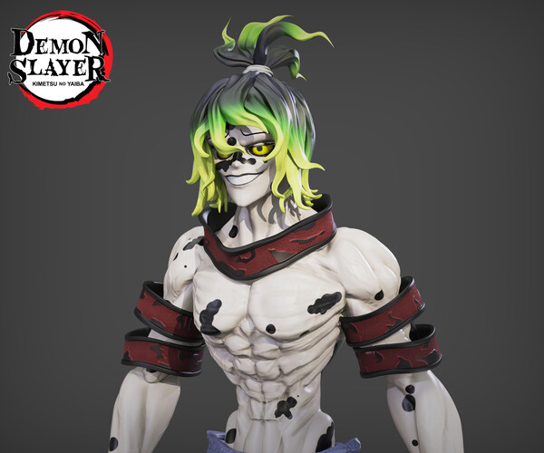 ArtStation - Demon Slayer : Gyutaro Shabana 3D print model | Resources