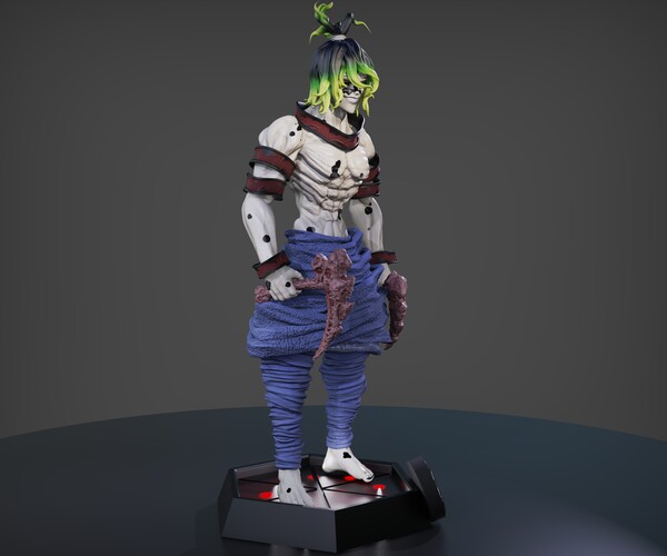 ArtStation - Demon Slayer : Gyutaro Shabana 3D print model | Resources
