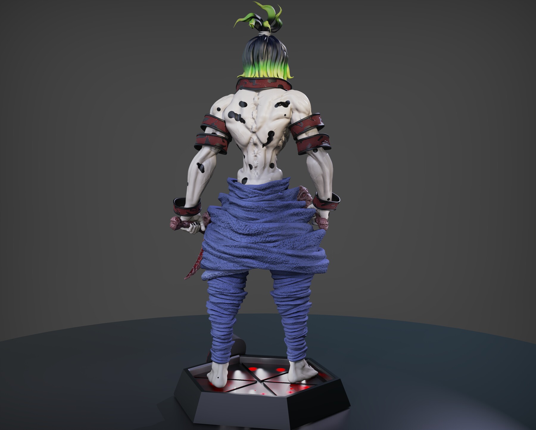 ArtStation - Demon Slayer : Gyutaro Shabana 3D print model | Resources