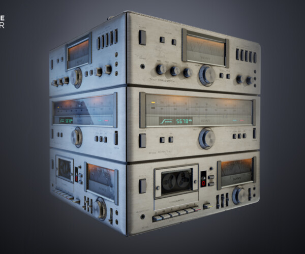 ArtStation - Stereo System Material - SBS + SBSAR + Free 2K Textures ...