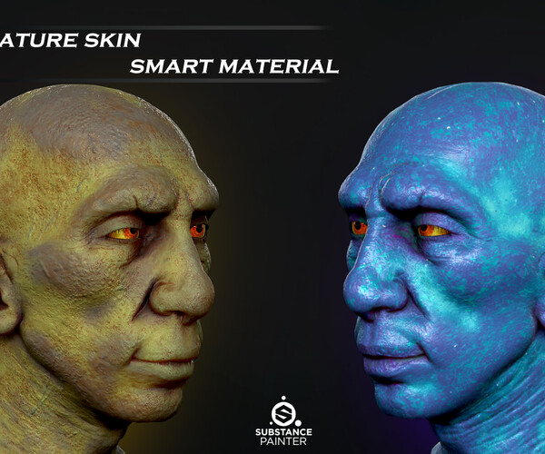 ArtStation - 10 Creature skin smart material_VOL02 | Game Assets