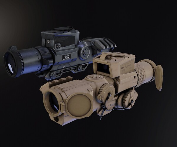 ArtStation - Vortex XM157 NGSW FC Optic | Game Assets