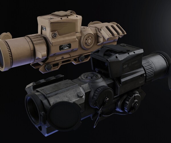 ArtStation - Vortex XM157 NGSW FC Optic | Game Assets