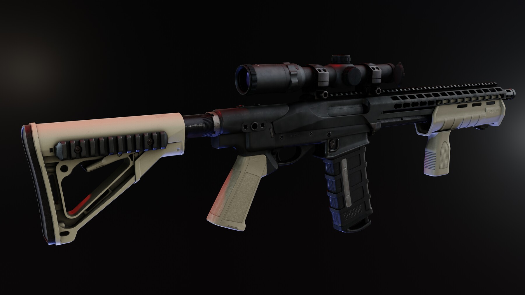 ArtStation - Customized Remington 7615 | Game Assets