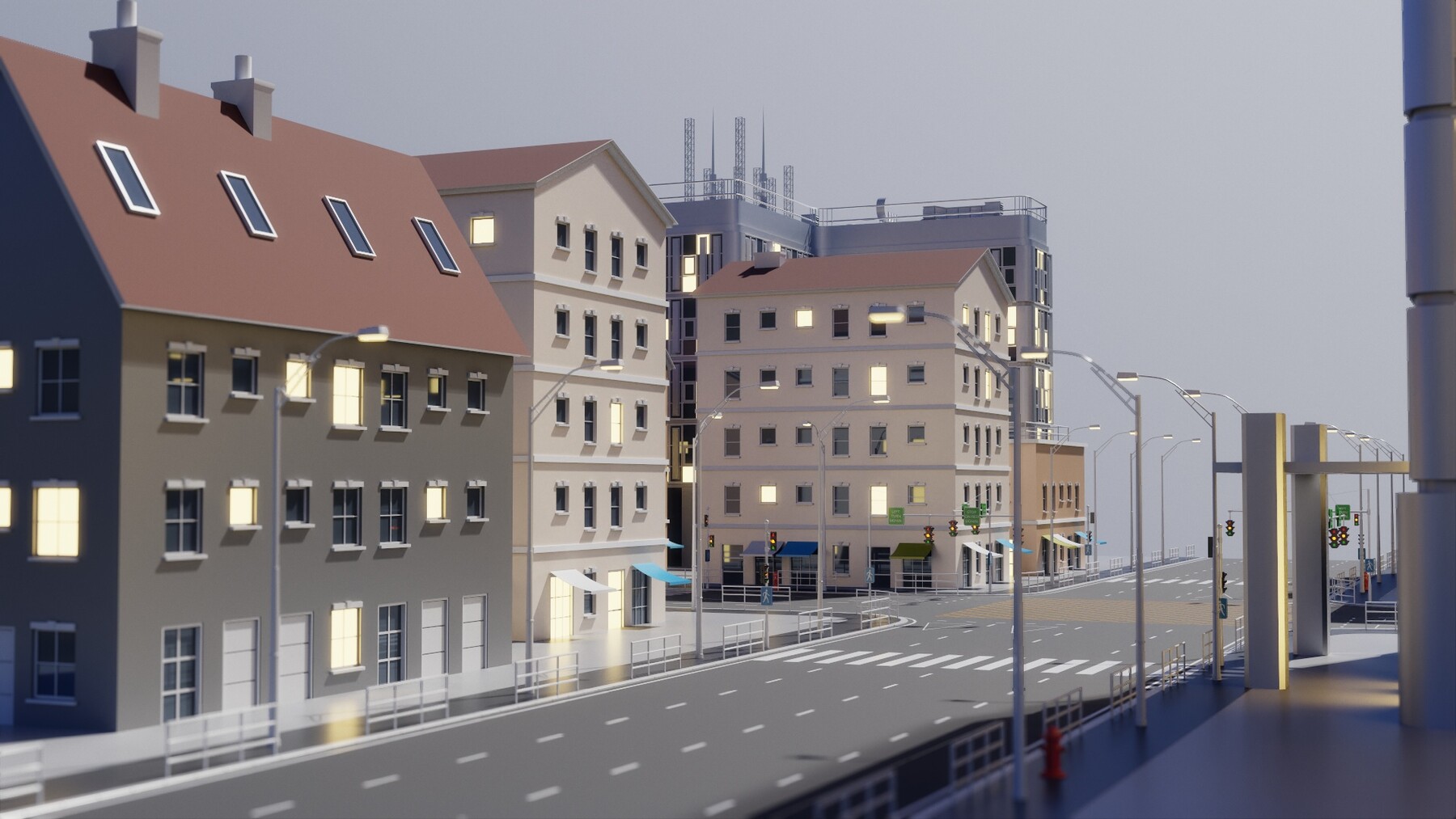 ArtStation - City Block 005 | Resources