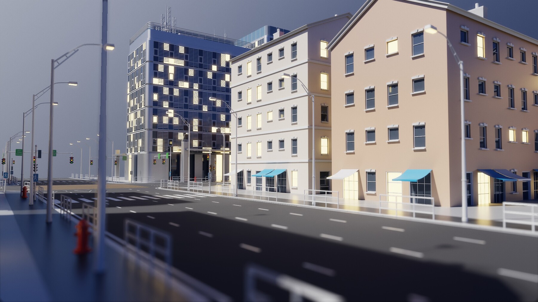 ArtStation - City Block 005 | Resources