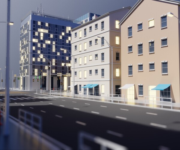 ArtStation - City Block 005 | Resources