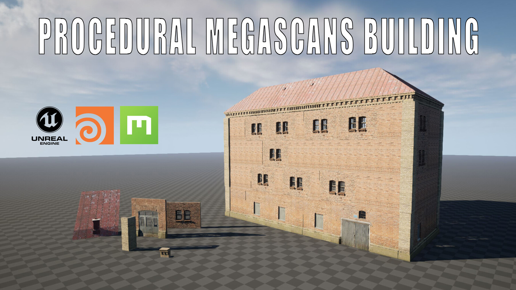 ArtStation - Procedural Modular Building Tool | Game Assets