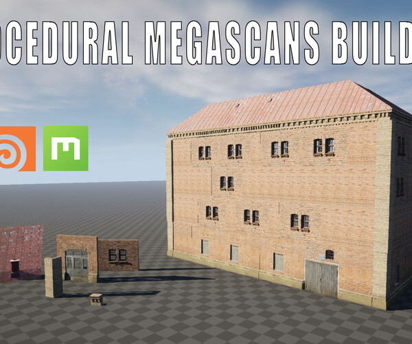 ArtStation - Procedural Modular Building Tool | Game Assets