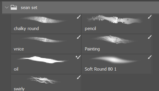 ArtStation - Simple Drawing and Painting Brush Set | Brushes