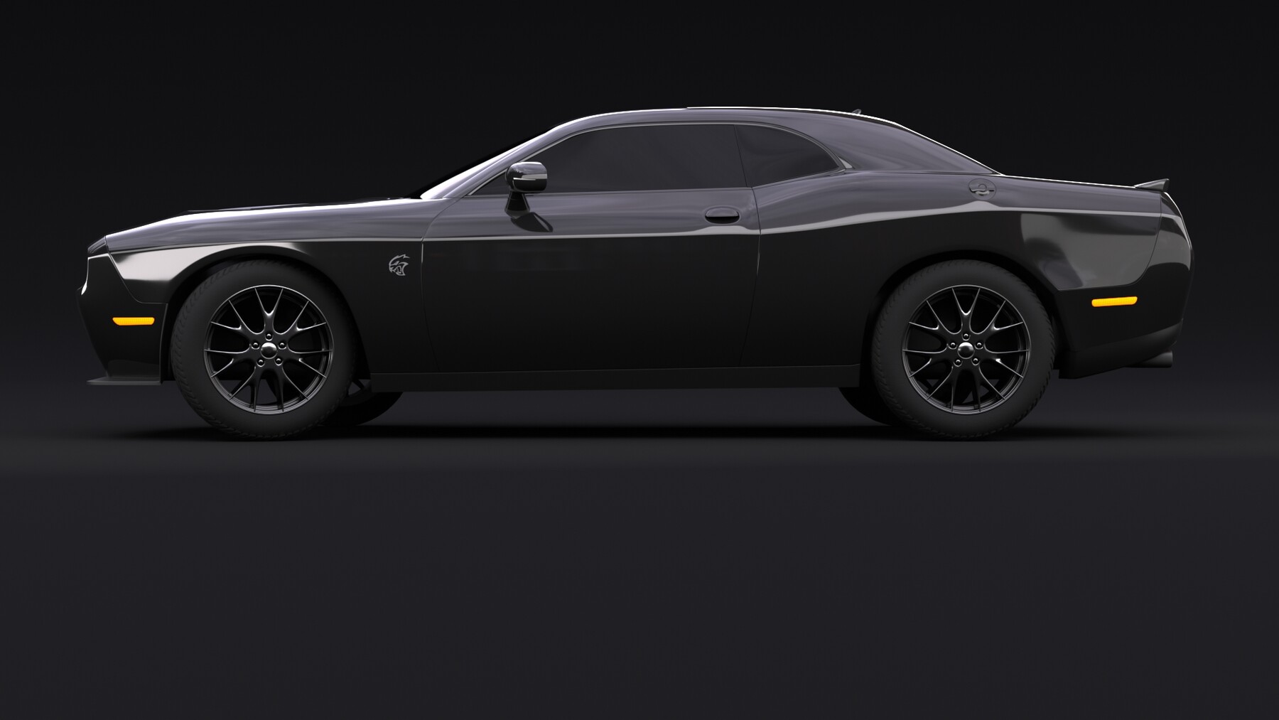 ArtStation - Dodge Challenger SRT Hellcat 2015 | Game Assets