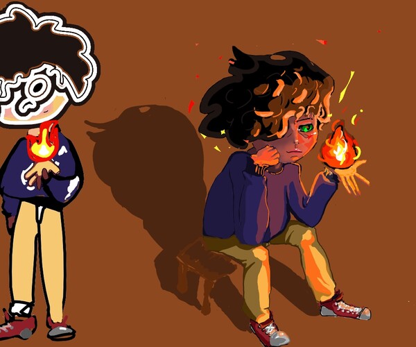 ArtStation - Fire boy | Artworks