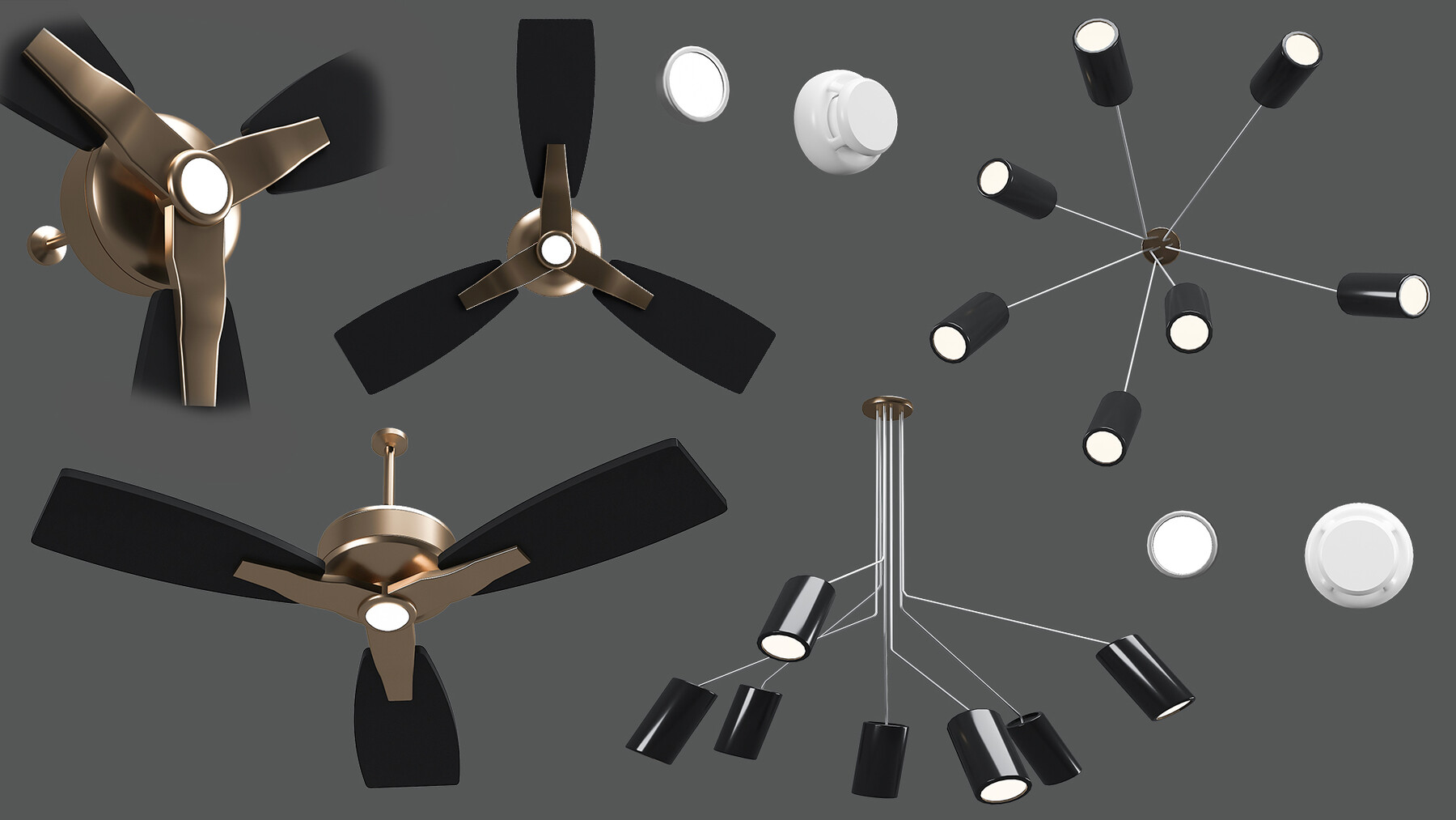 ArtStation - 25 False Ceiling Design ( Modern knauf) + Ceiling object ...